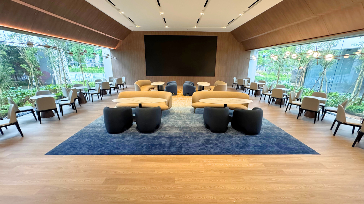 Stand out: Reception Furniture for Caldecott Condo Showroom