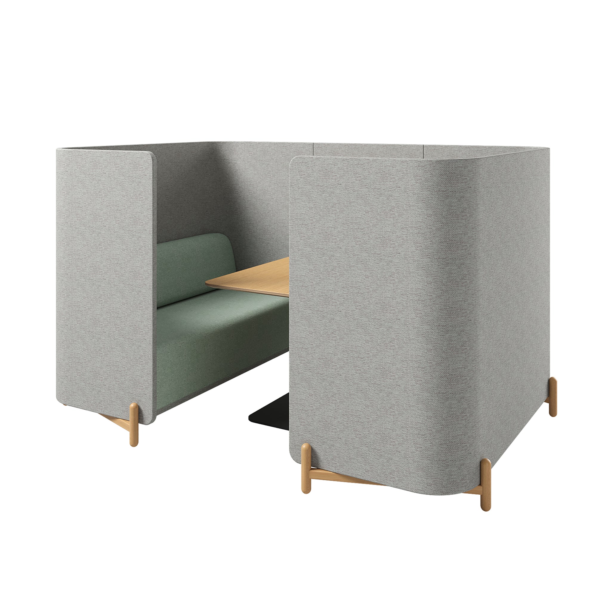 U-Box - 4 Seater Privacy Sofa with Table