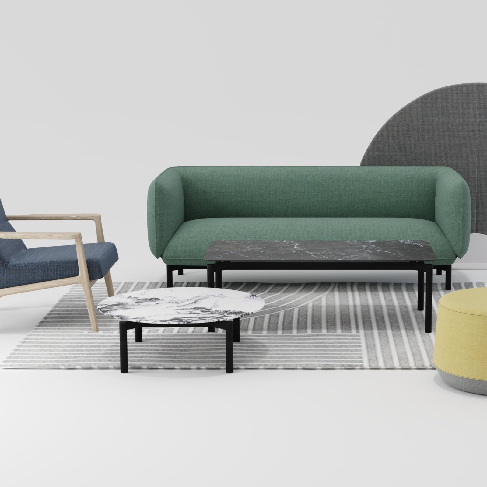 MELOA - Rectangular/Round Coffee Table